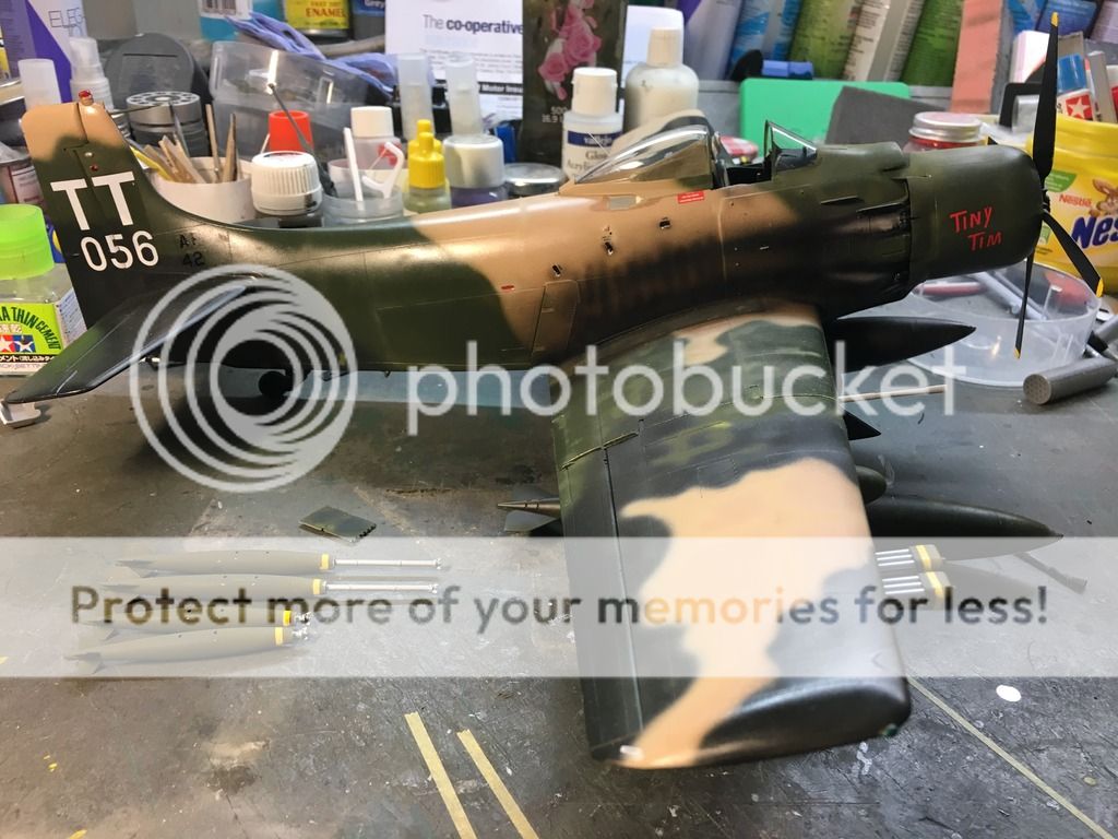 Trumpeter 1/32 A1 Skyraider. - Work in Progress - Aircraft ...