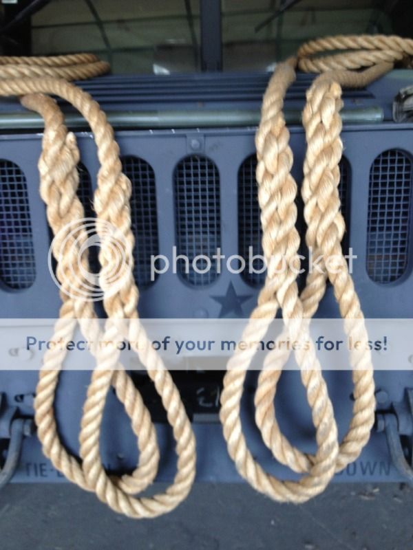 FS: BUMPER TOW ROPES ** SOLD ** - G503 Military Vehicle Message Forums